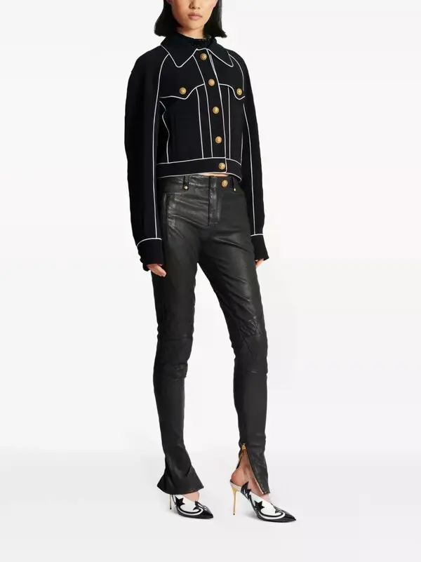 Balmain Western Crepe Jacket