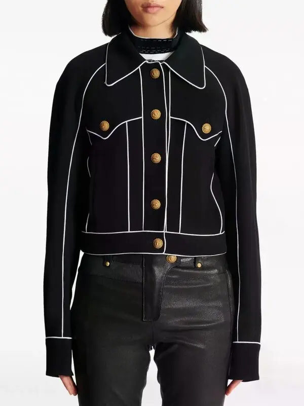 Balmain Western Crepe Jacket
