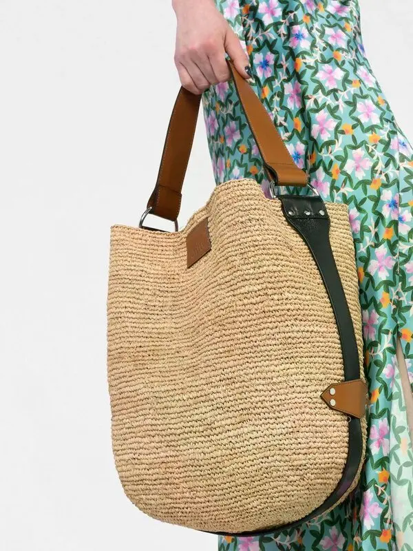 Isabel Marant Étoile Bayia Raffia Tote Bag