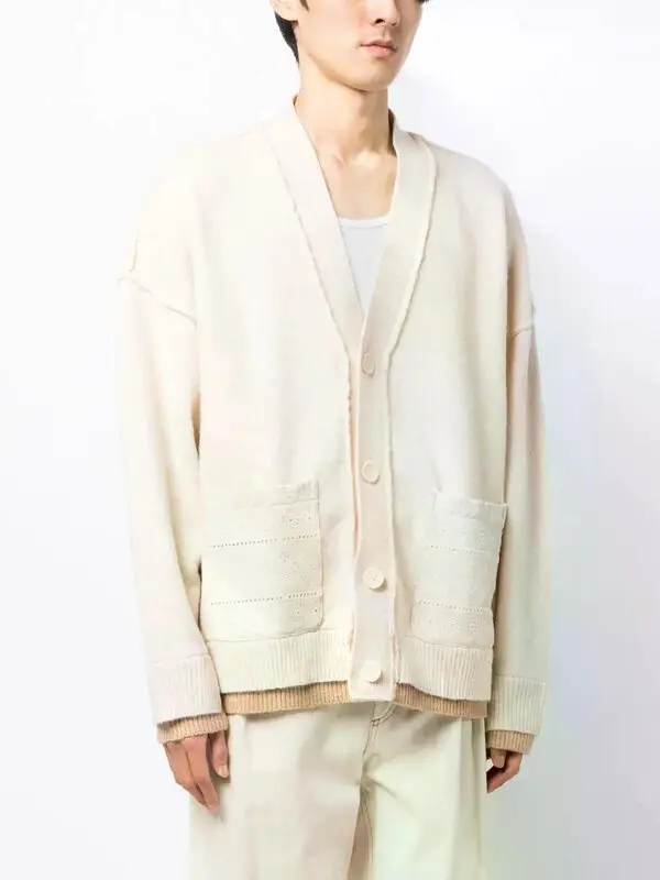 FIVE CM Embroidered-detail Knitted Cardigan
