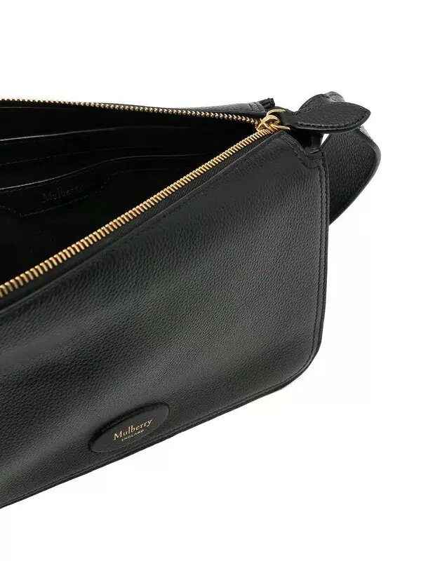 Mulberry Billie Leather Crossbody Bag - Black