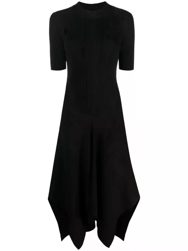 Stella McCartney Asymmetric Ribbed-knit Dress