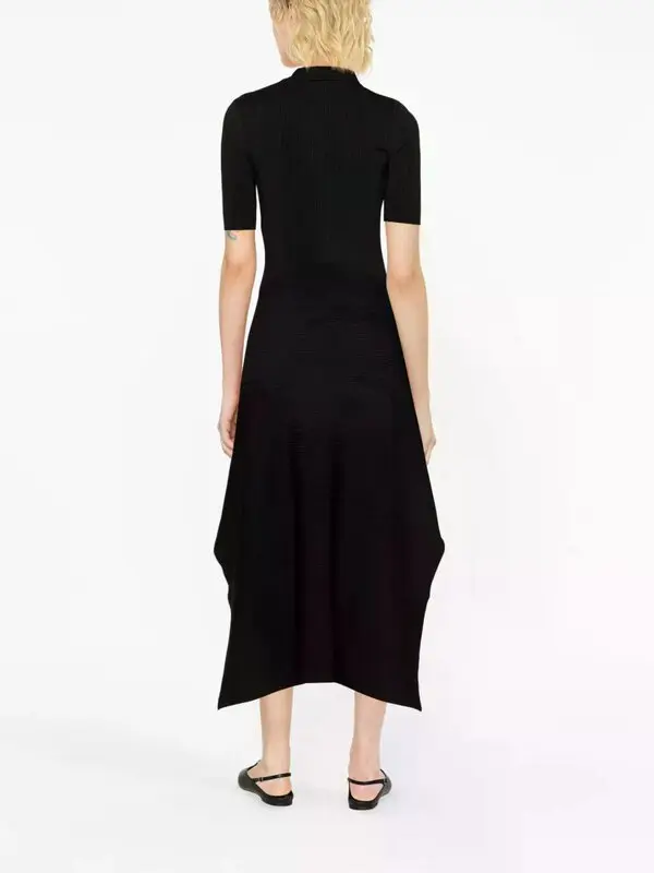 Stella McCartney Asymmetric Ribbed-knit Dress