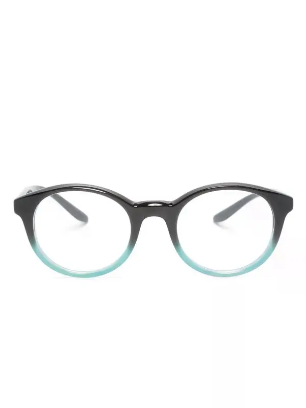 Giorgio Armani Two-tone Round-frame Glasses