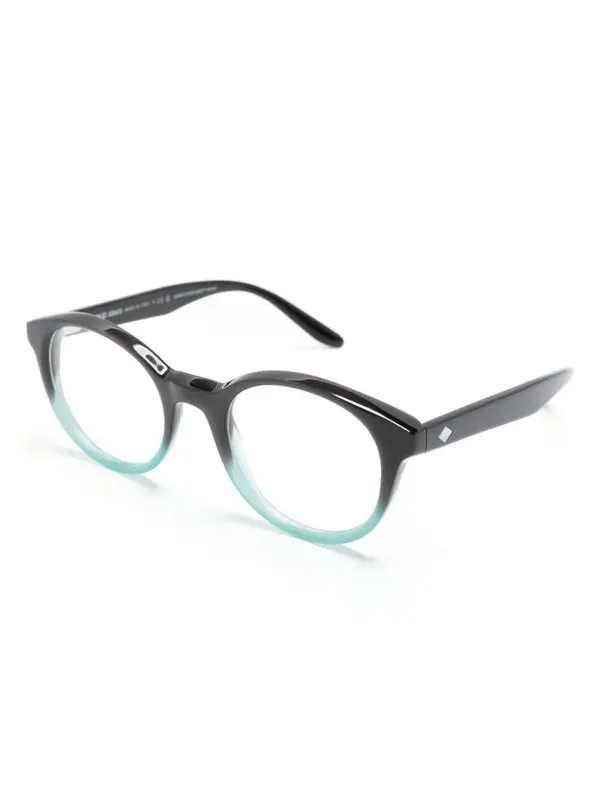Giorgio Armani Two-tone Round-frame Glasses