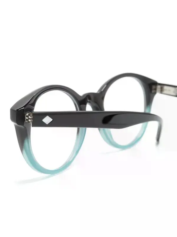 Giorgio Armani Two-tone Round-frame Glasses