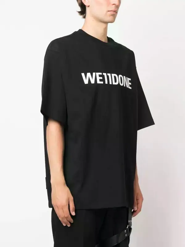 We11Done Logo-print Cotton T-shirt