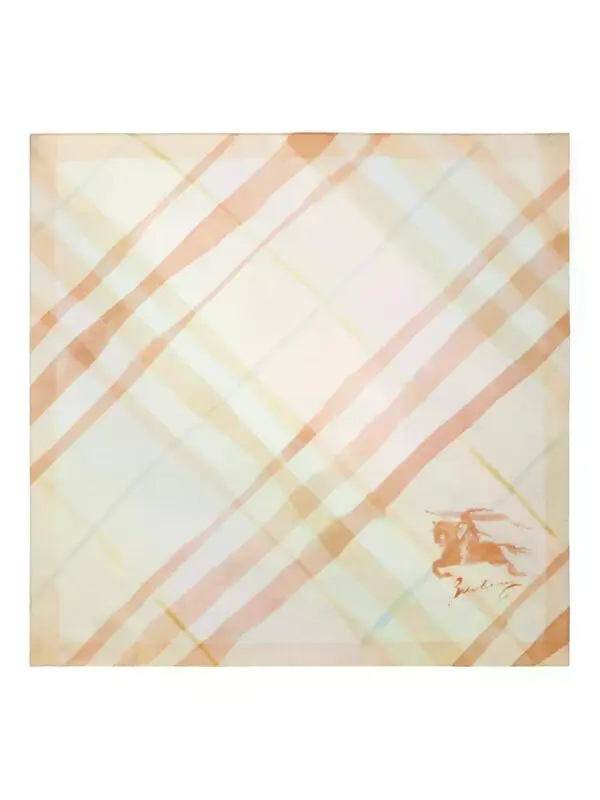 Burberry Watercolour Check Scarf - Neutrals