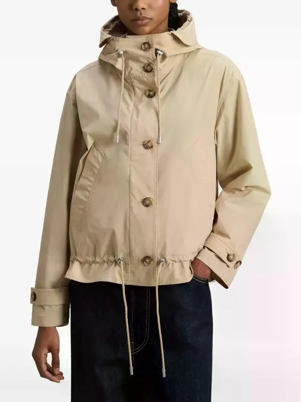 Woolrich Short Parka - Neutrals