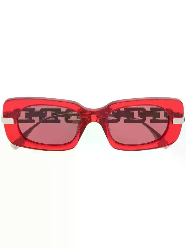 AMBUSH A-chain Tinted Sunglasses - Red