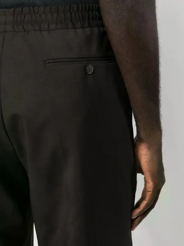 Valentino Garavani Straight-leg Drawstring Trousers - Brown