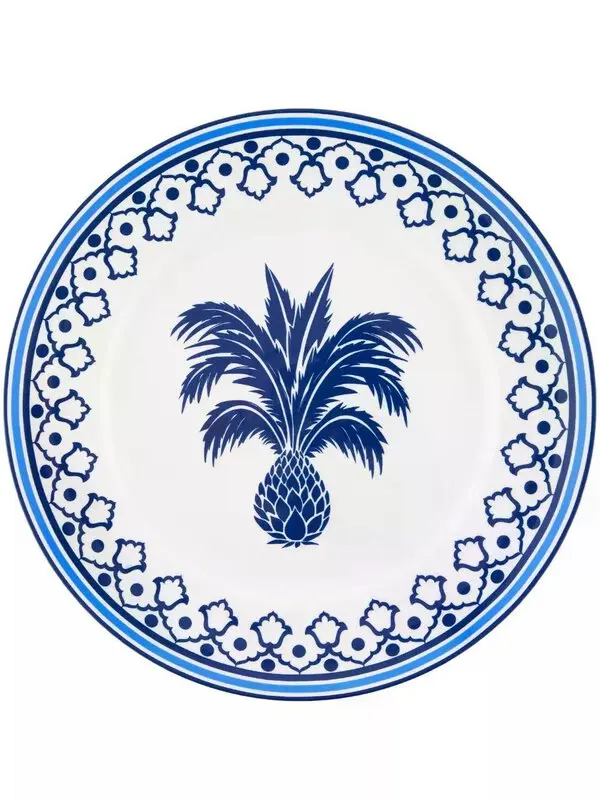 AQUAZZURA CASA Jaipur Charger Plate - Blue