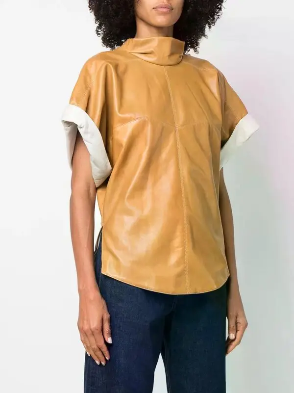 Isabel Marant Étoile Baiao Leather Top