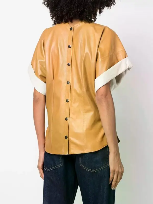 Isabel Marant Étoile Baiao Leather Top