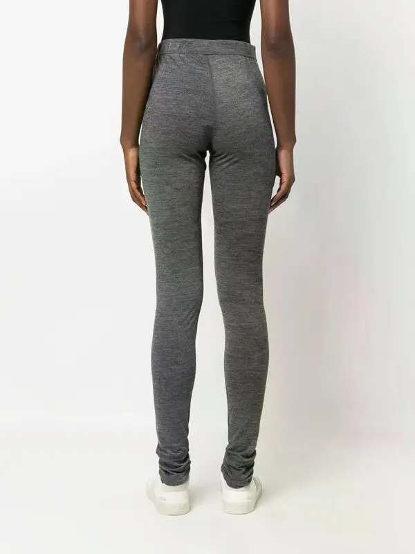 JIL SANDER Melange Effect Leggings - Grey