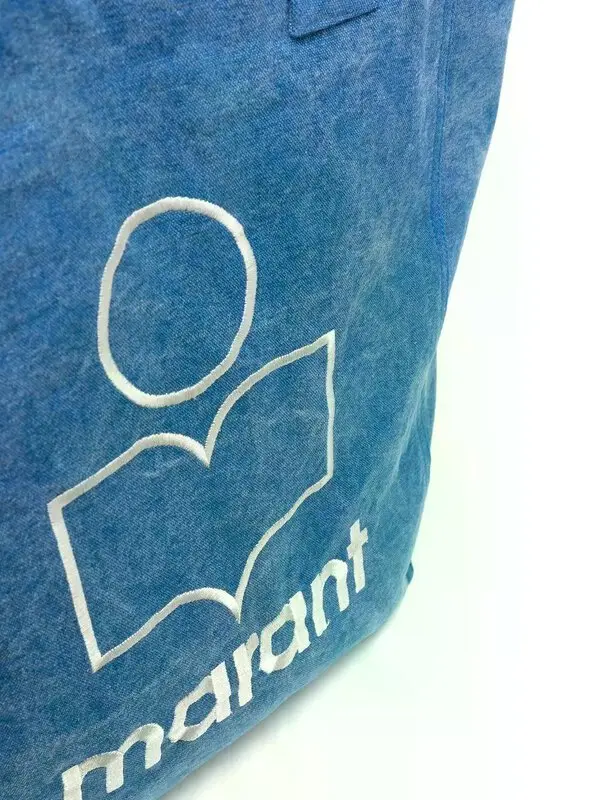 Isabel Marant Étoile Yenky Logo-embroidered Tote Bag - Blue