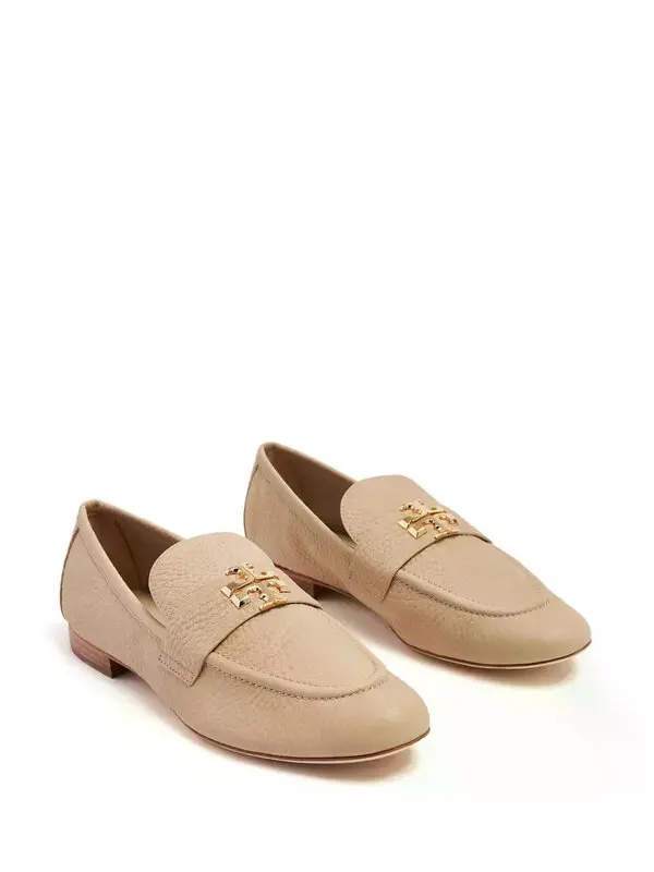 Tory Burch Double T-plaque Leather Loafers