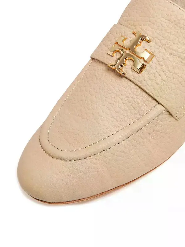 Tory Burch Double T-plaque Leather Loafers
