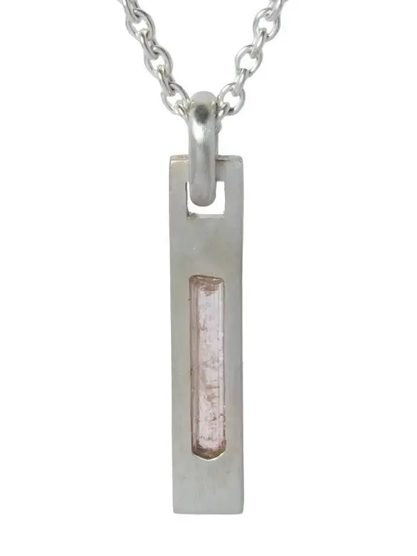 PARTS OF FOUR Plate Necklace - Silver