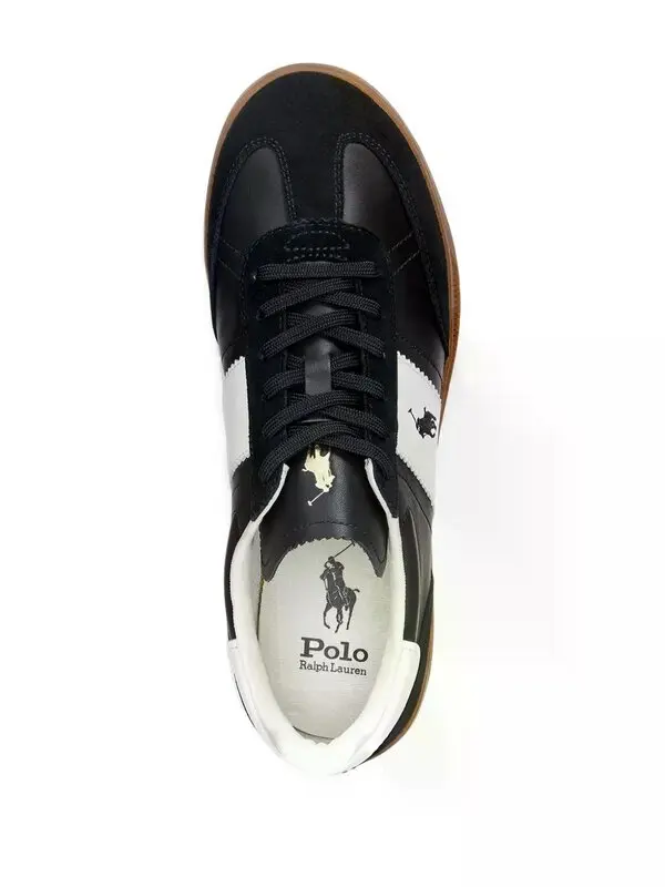 Polo Ralph Lauren Heritage Aera Logo Sneakers - Black