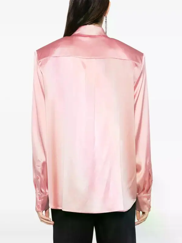 Magda Butrym Long-sleeve Silk Shirt