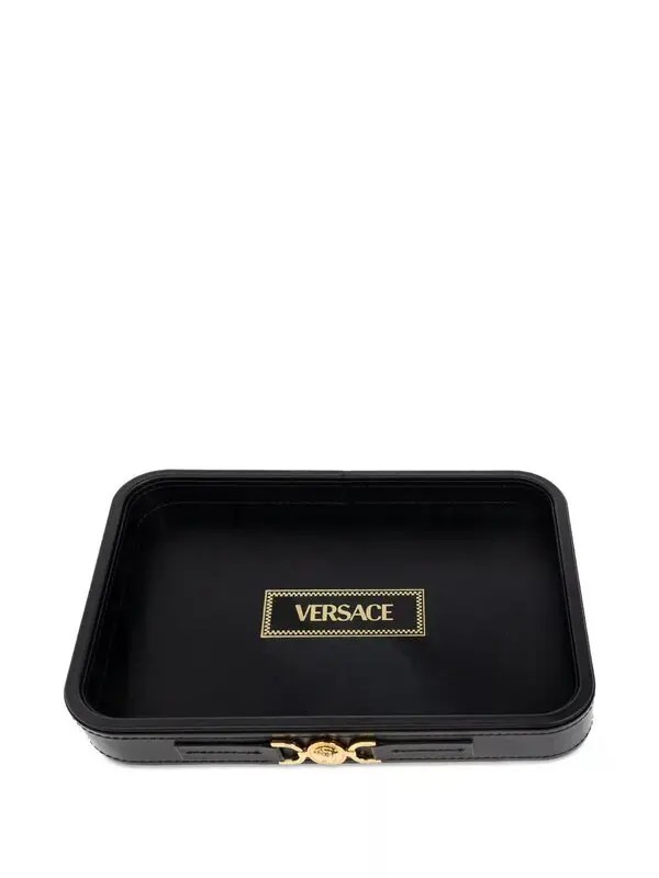 Versace Medusa '95 Leather Tray - Black