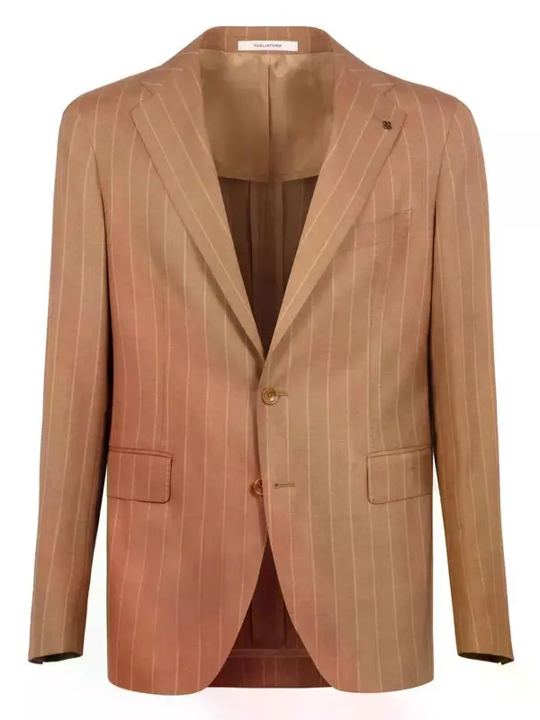 Tagliatore Striped Suit - Neutrals