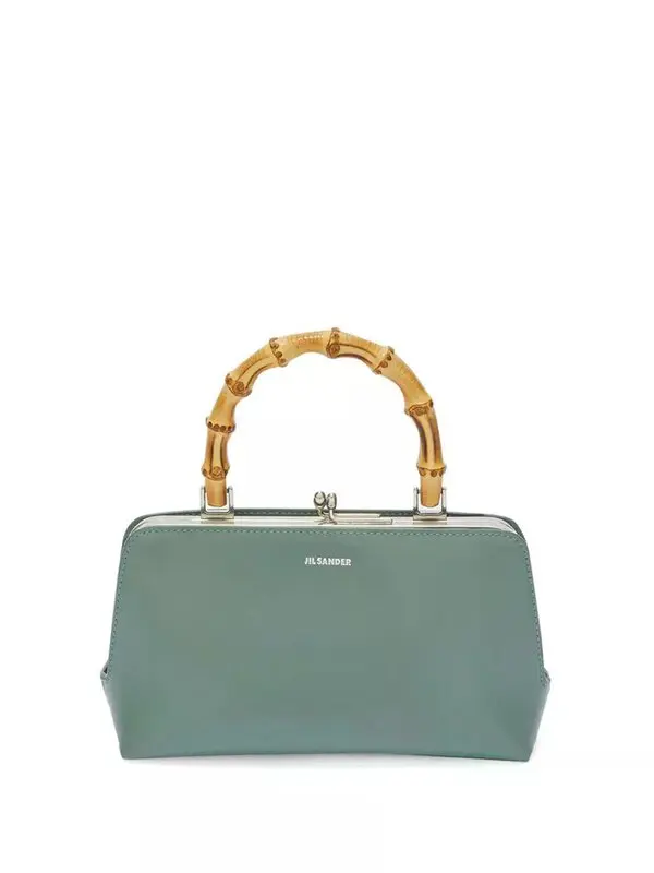 JIL SANDER Goji Mini Bamboo Leather Tote