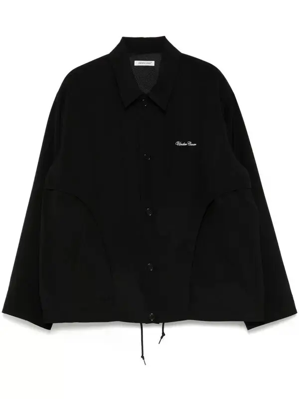 Undercover Button-fastening Jacket With Embroidered Logo