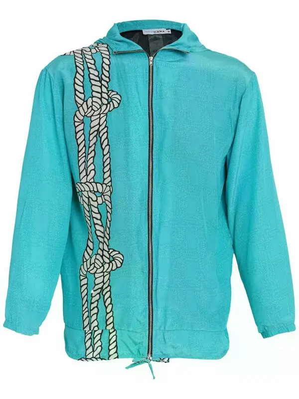 AMIR SLAMA Graphic-print Zip Jacket