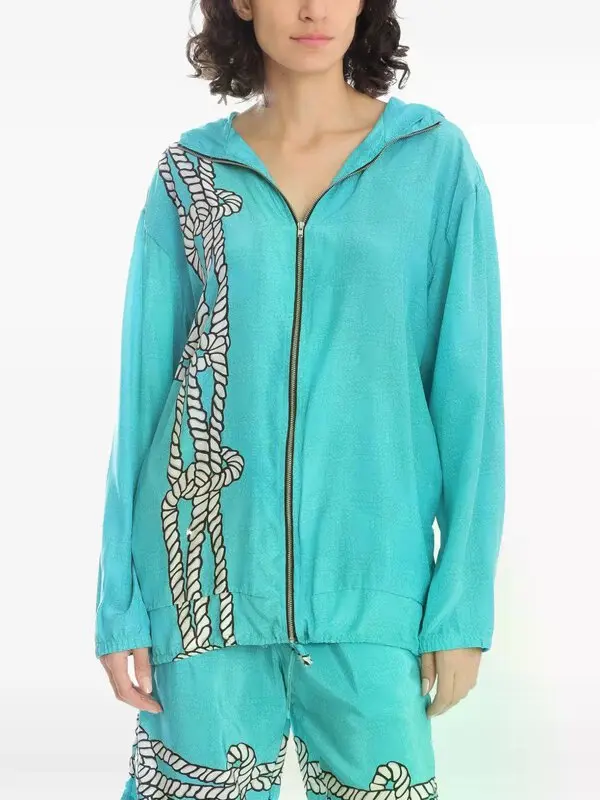 AMIR SLAMA Graphic-print Zip Jacket