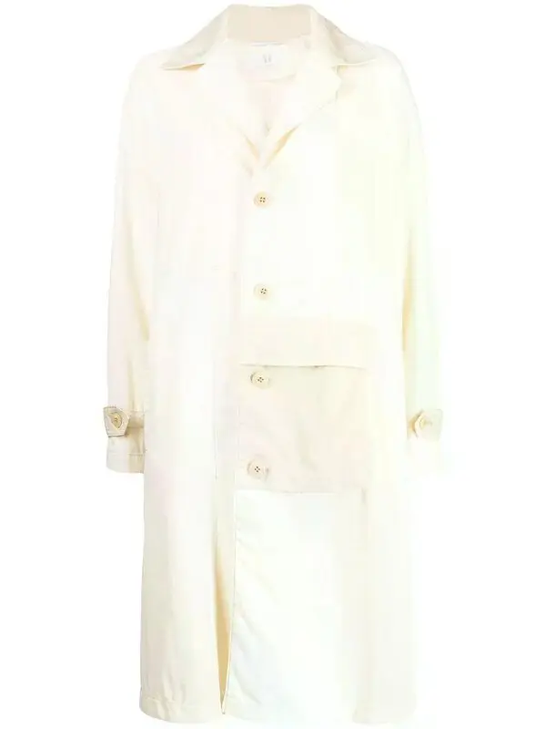 Y’s Single-breasted Button-up Coat
