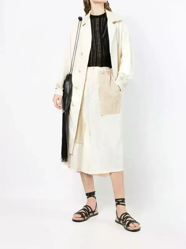 Y’s Single-breasted Button-up Coat
