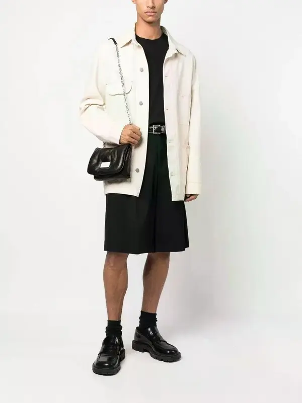 MAISON MARGIELA Small Glam Slam Flap Shoulder Bag - Black