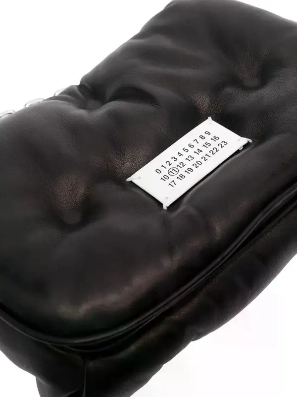 MAISON MARGIELA Small Glam Slam Flap Shoulder Bag - Black