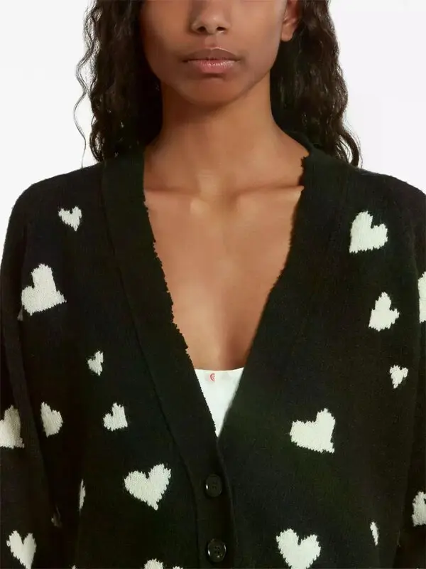 Marni Bunch Of Hearts Alpaca-wool Cardigan