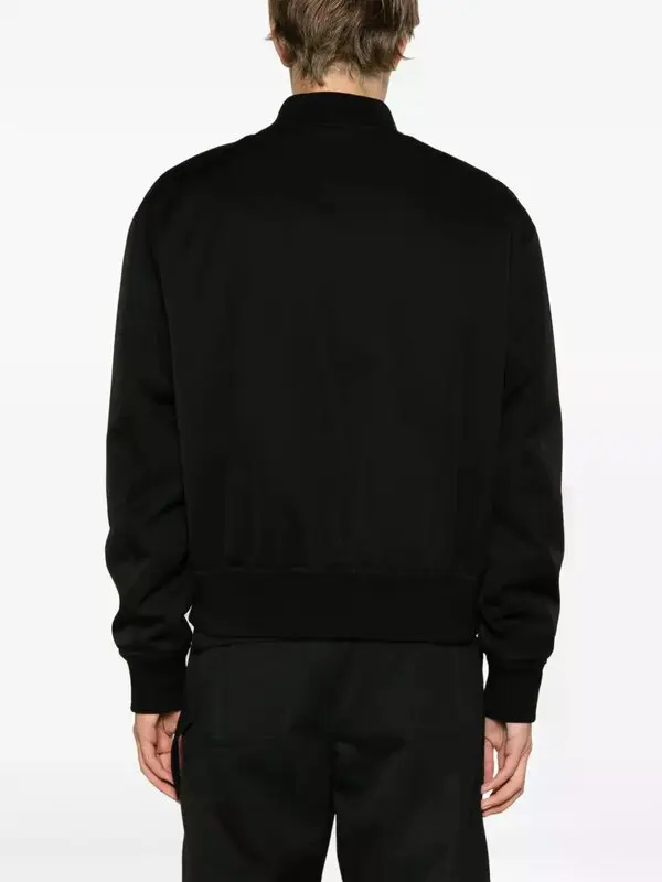 JIL SANDER Zip-up Wool Bomber Jacket