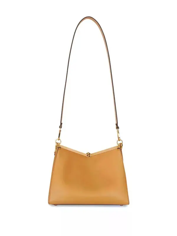 Etro Vela Leather Shoulder Bag - Brown