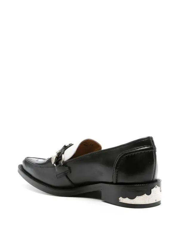 Toga Stud-detailed Leather Loafers