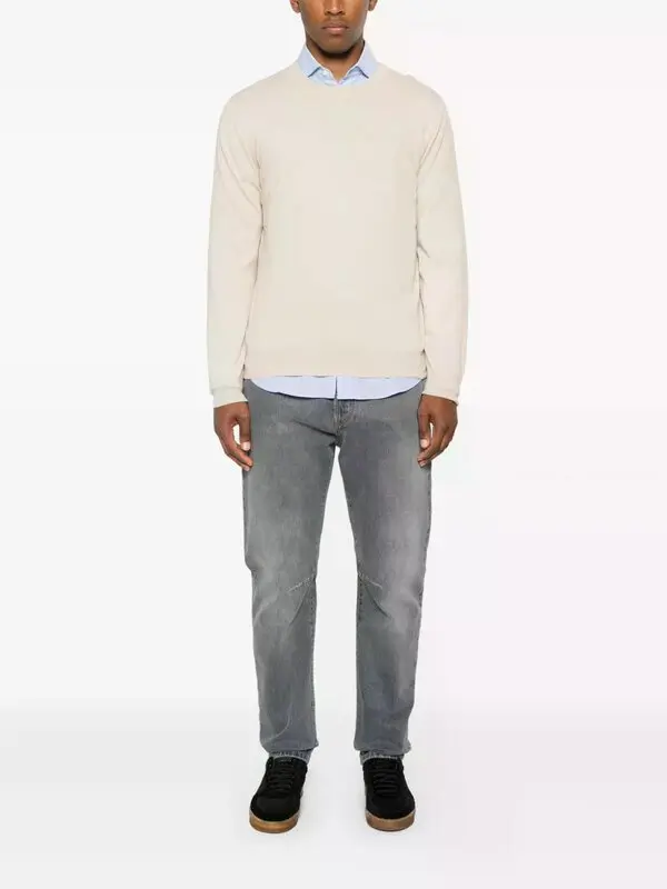 Brunello Cucinelli Logo-embroidered Jeans