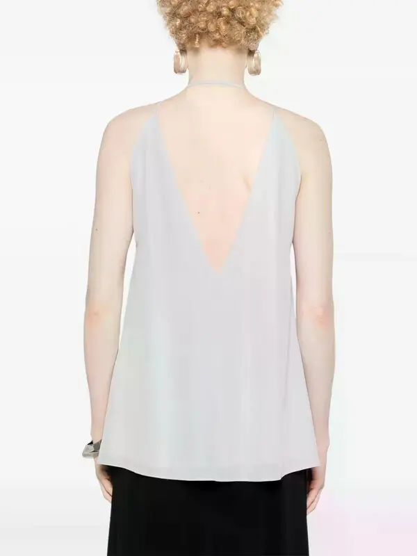 TOTEME Double-halter Silk Top