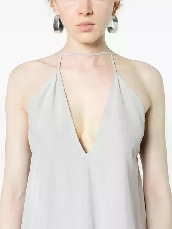 TOTEME Double-halter Silk Top