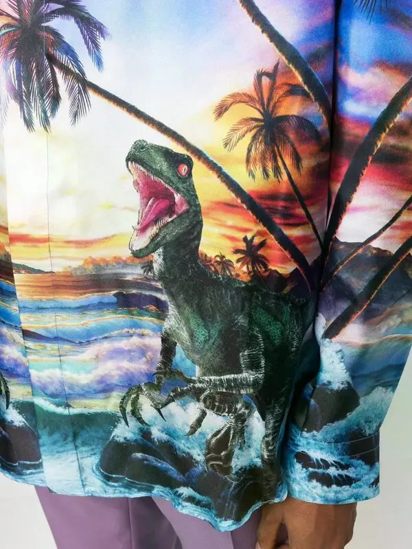 Philipp Plein Hawaii Printed Shirt