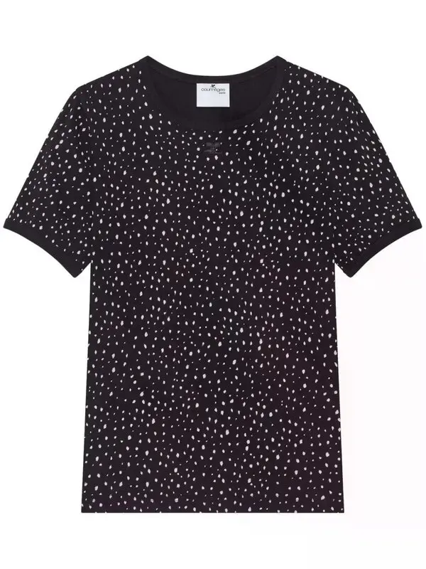 COURREGES Medusa T-shirt - Black