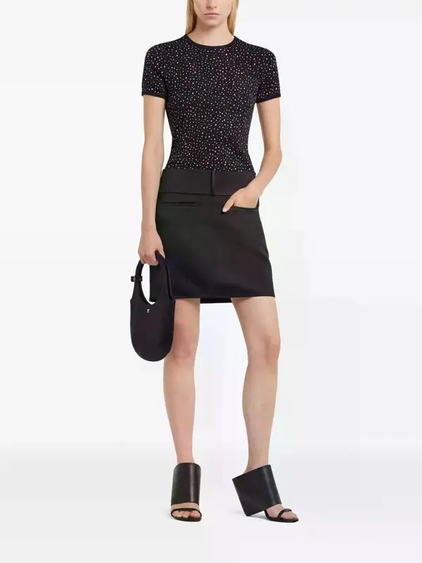 COURREGES Medusa T-shirt - Black