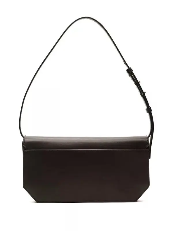 Bally Emblem Leather Shoulder Bag