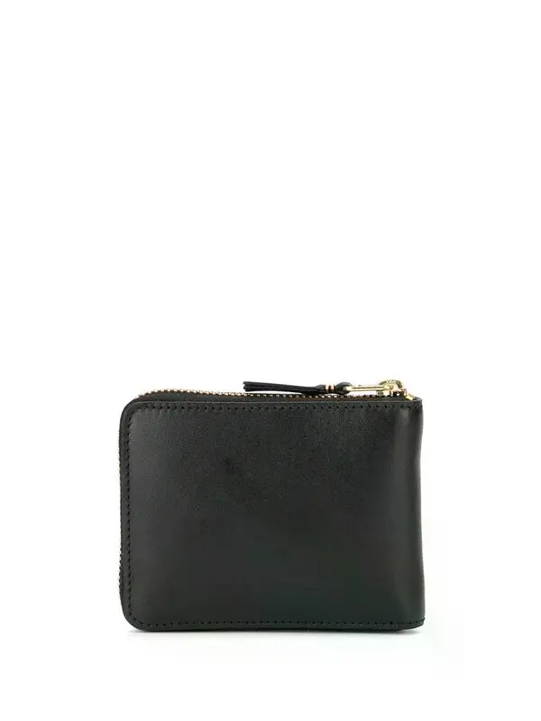 Comme Des Garçons Zip-around Leather Wallet - Black
