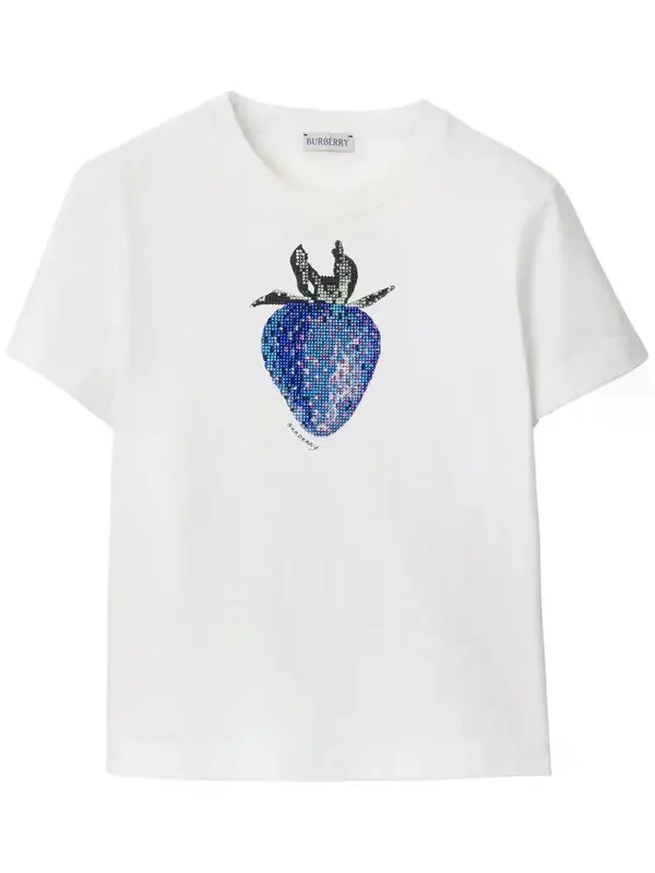 Burberry Crystal-embellished Cotton T-shirt