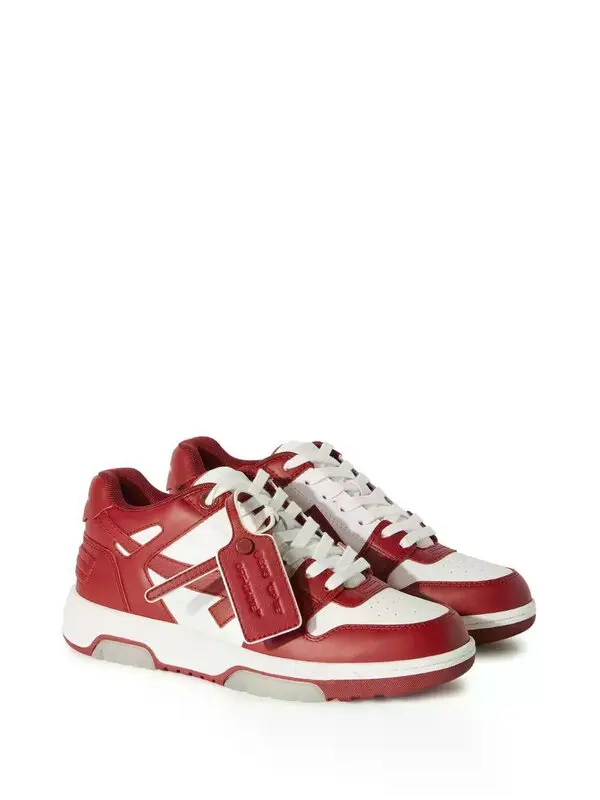 Off-White Out Of Office" Leather Sneakers - White