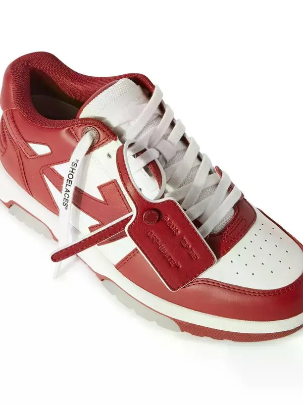 Off-White Out Of Office" Leather Sneakers - White